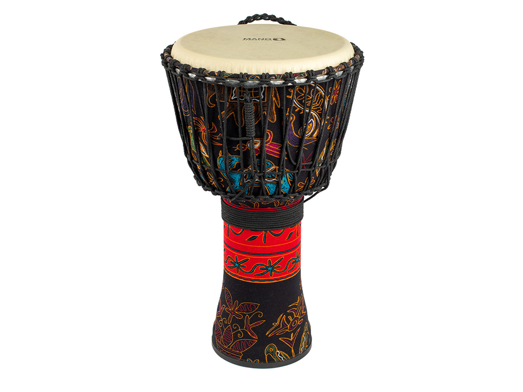 Mano MPC08 12 Inch Multi Coloured Rope Djembe