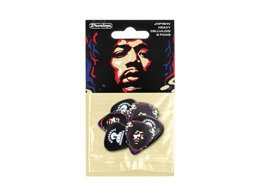 Dunlop Hendrix Star Heavy Pick Pack