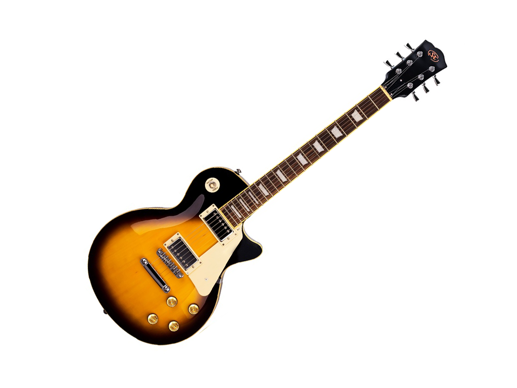 SX EE Series LP Style Vintage Sunburst Electric Guitar