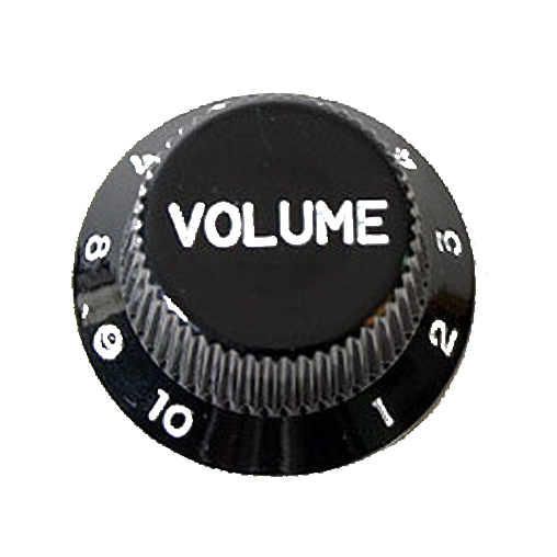 MMC Strat Volume Knob Korean Black