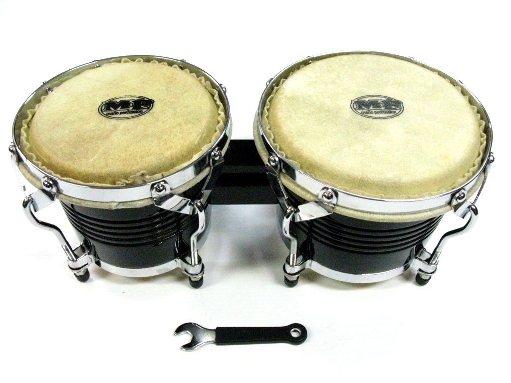Remo 7 & 8 Inch Black Bongos